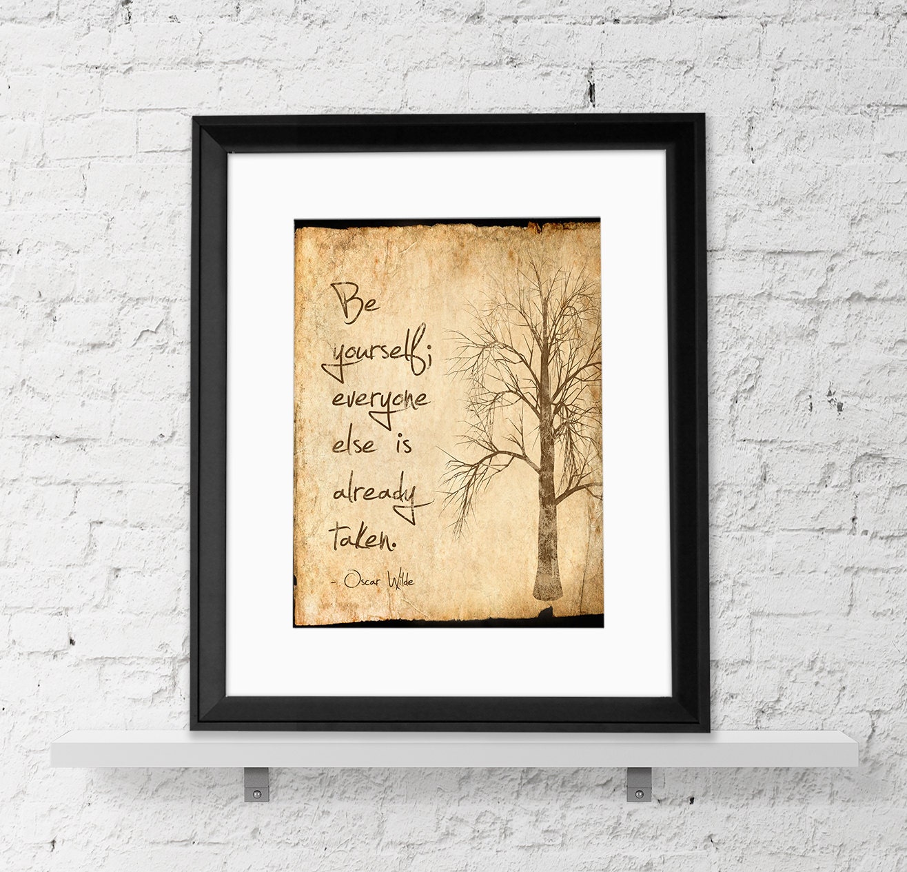 Oscar Wilde Classic Inspirational Quote by EchoLiteraryArts