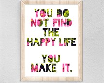 Unique inspirational wall art related items | Etsy