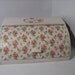 Vintage Roses Roll Top Wooden Bread Box by ShabbyChicAddict