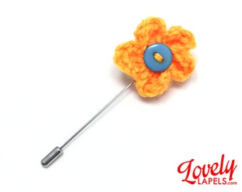 Poppy lapel pin | Etsy