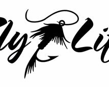 Unique fly fishing decal related items | Etsy