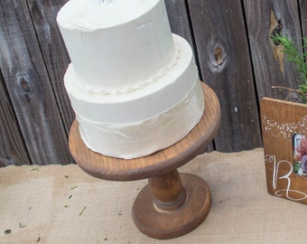 Items similar to 16" tree slice wedding cake stand, great craftsmanship ...