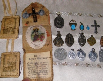 Antique scapular | Etsy