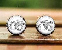 Unique camera cufflinks related items | Etsy