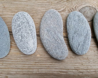 Oval Shaped Beach Rocks 50 Large Sea Stones by SeasideDescent