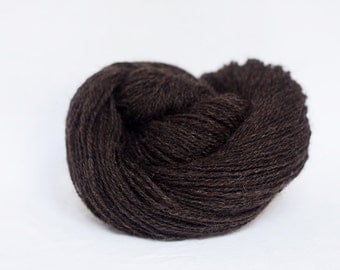 Dark brown yarn | Etsy