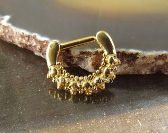 Skull piercing | Etsy