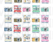 Unique camera stickers related items | Etsy