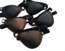 Leather eye patch ~One of a Kind~ Metal Gear Solid, Medical eye patch, Pirate eyepatch, Left or ...