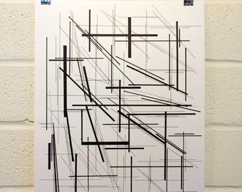 Modern line drawing | Etsy