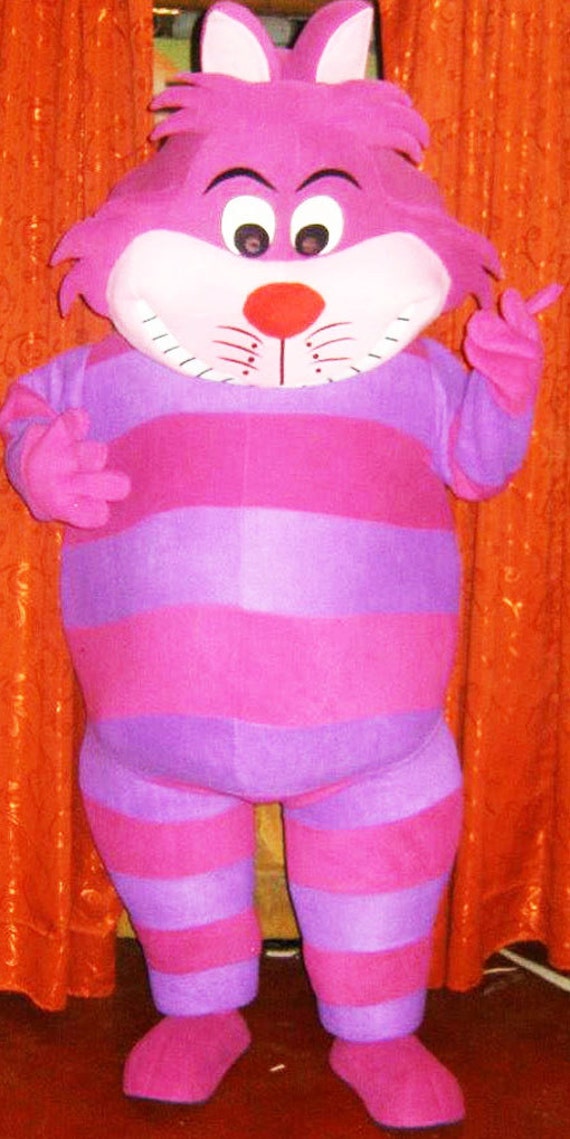 Cheshire Cat Mascot Costume Adult Character By Mascotcostumegalore