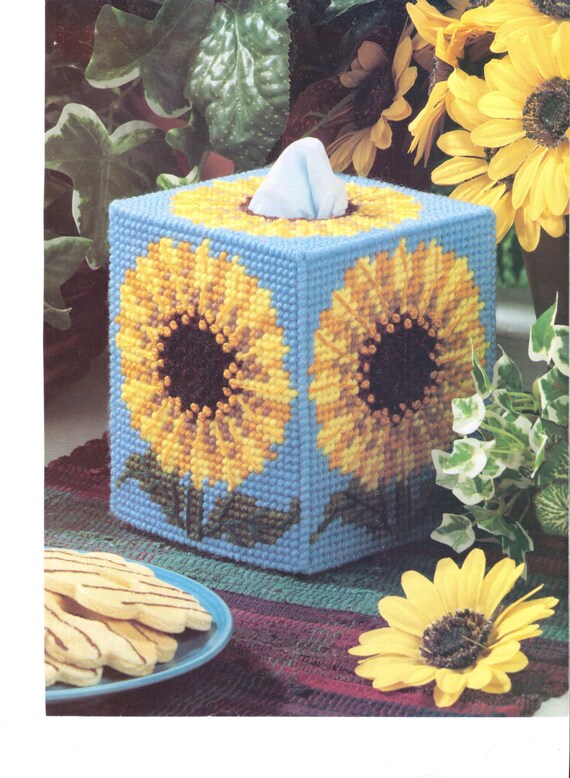 Sunflower Tissue Box Cover