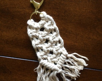 Unique macrame keychain related items | Etsy