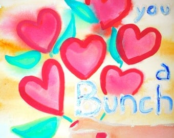 Love you bunches | Etsy