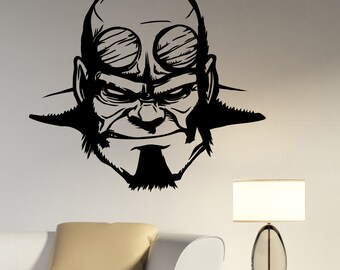 Hellboy decal | Etsy