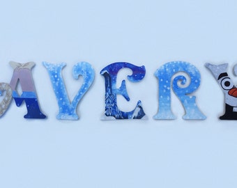 Frozen letters | Etsy