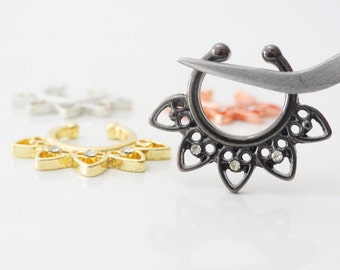 Fake nose ring | Etsy