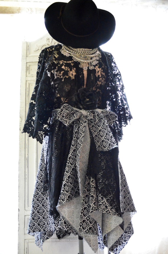Xl Stevie Nicks Crochet Gypsy Jacket Coat By Truerebelclothing