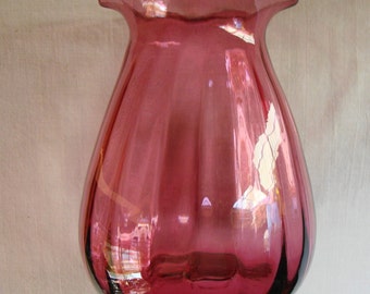 Cranberry glass | Etsy