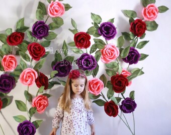 Paper flower arch | Etsy