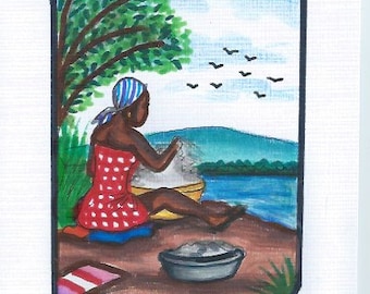 Haitian note cards by Haitinotecards on Etsy