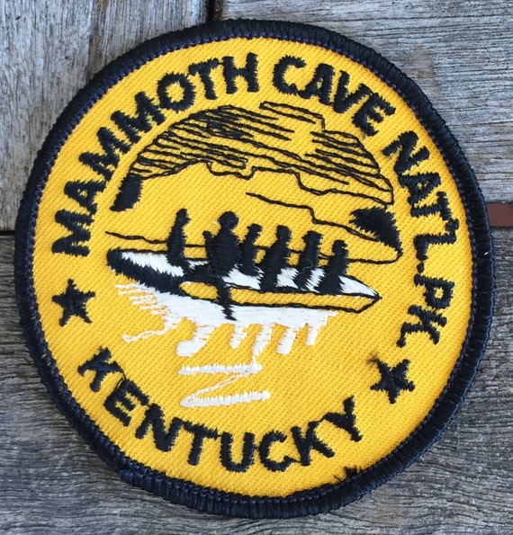 Mammoth Cave Kentucky Vintage Travel Patch