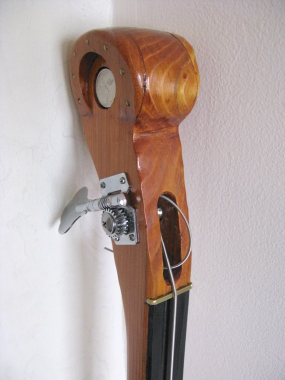 1 String Fretless Bass Diddley Bow Washtub Cigarbox By Stickbass