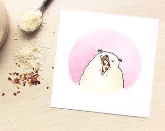 Pug Spectrum Art print of our pug grumble ink and by Inkpug