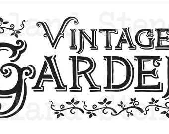 Primitive Easter Spring STENCIL Happy Easter by OaklandStencil