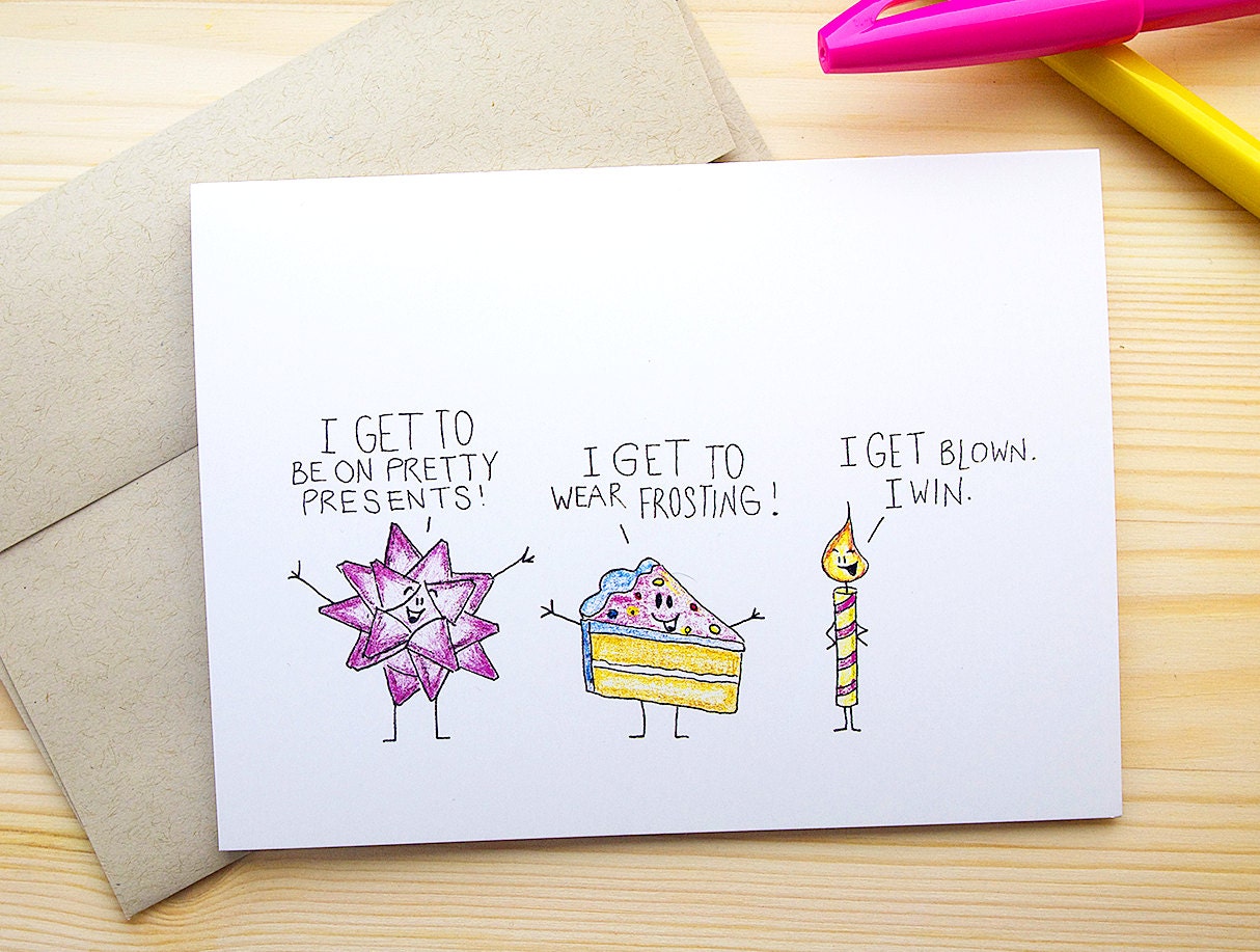 Funny Birthday Card For Him Dirty Birthday Card Birthday