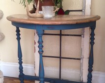 Unique demilune table related items | Etsy