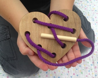 Lacing toy | Etsy