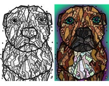 Popular items for staffy on Etsy