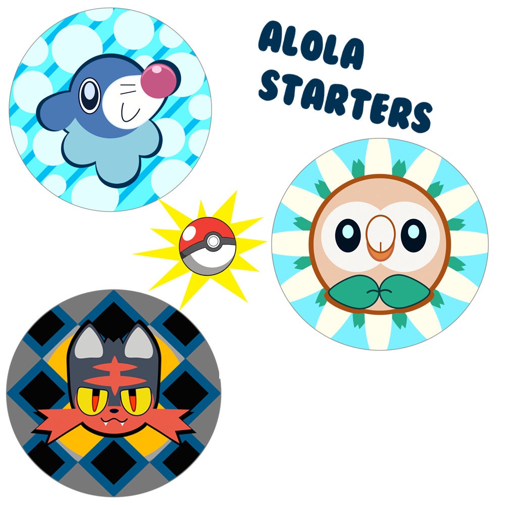Alola Pokemon Starters