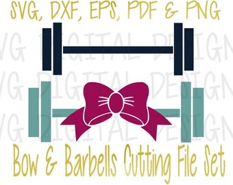 Dumbbell cricut | Etsy