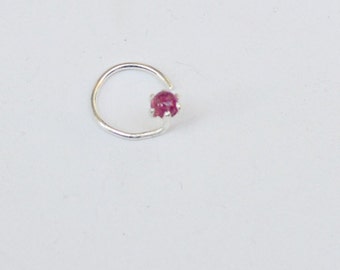 Thin nose ring | Etsy