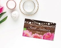 Unique spring place cards related items | Etsy