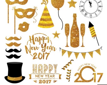New year clip art | Etsy