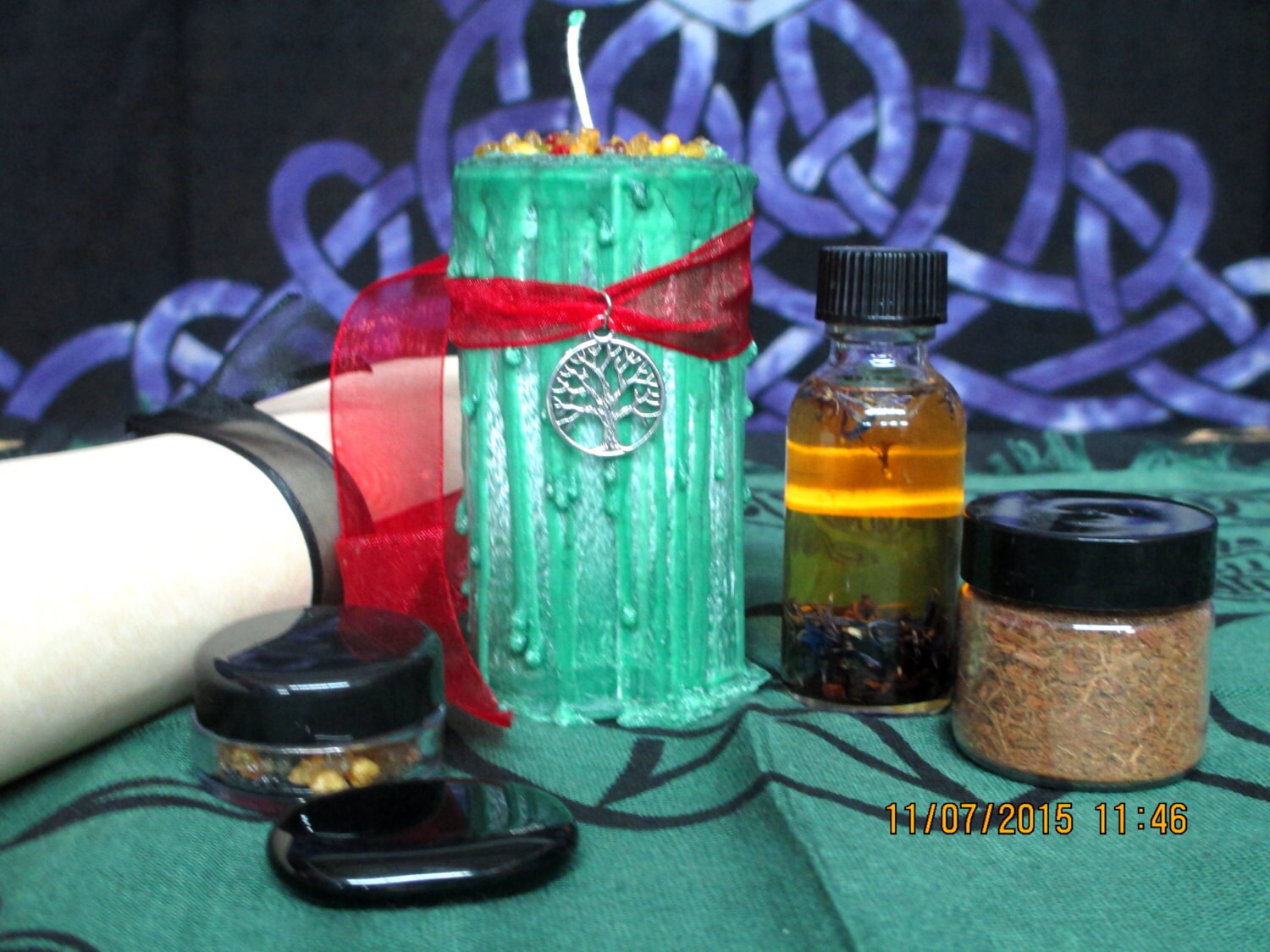 Yule Ritual Kit Yule Ritual Set Yule Altar Kit Yule