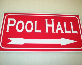 Pool hall signs | Etsy