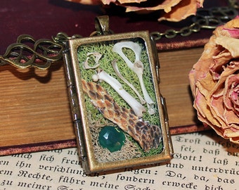 Shadow box locket | Etsy