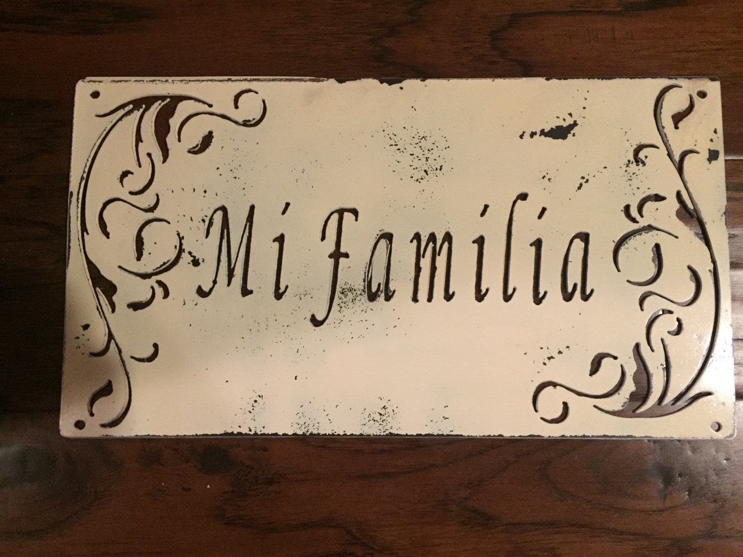 Letrero de Metal de mi Familia