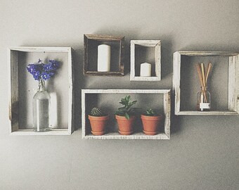 Shadow box shelves | Etsy
