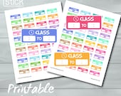 Printable Planner Stickers & Accesories by PrintStick on Etsy