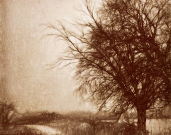 Sepia pencil drawing | Etsy