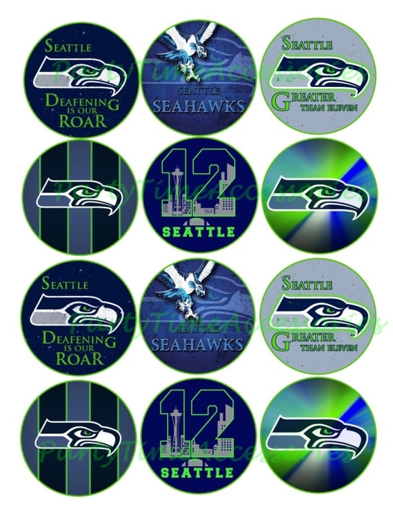 NFL Seattle Seahawks Printable DIGITAL by PartyTimeAccessories