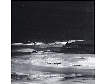 Nightscape painting | Etsy