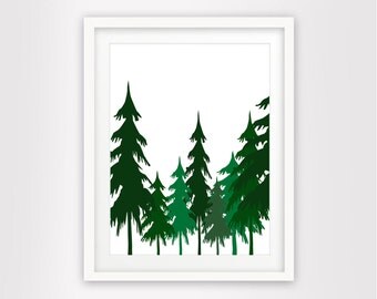 Evergreen tree | Etsy