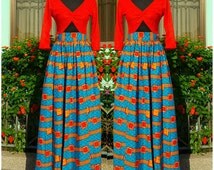 Unique kitenge dress related items | Etsy