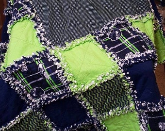 Unique seahawks quilt related items | Etsy